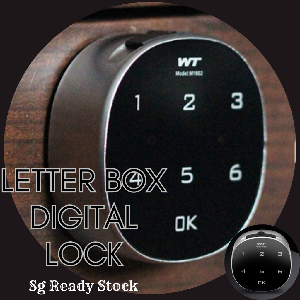 Clockwise Letter Box Digital Lock WT Letterbox Keyless Mailbox 20mm ...