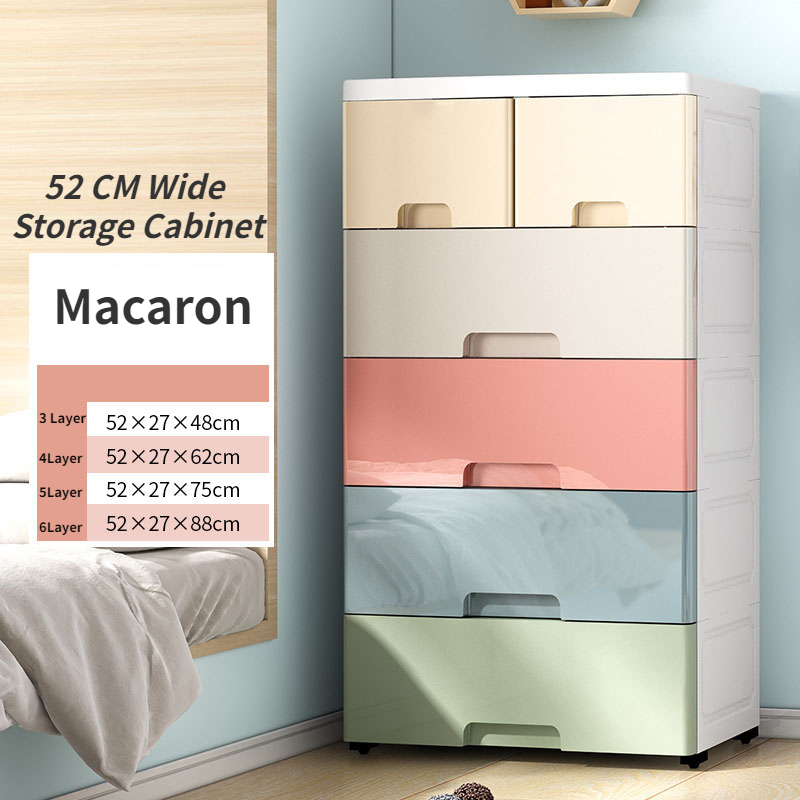 plastic cabinet drawer cabine thickened 5 Tiers Storage Cabinet Drawers ...