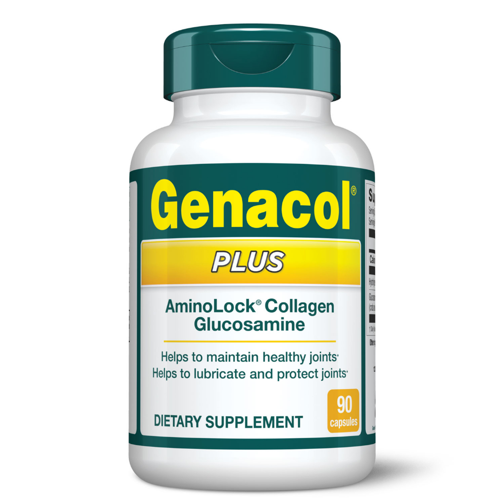Genacol Plus 90 caps (x1 Bottle) - AminoLock Collagen + Glucosamine HCL ...