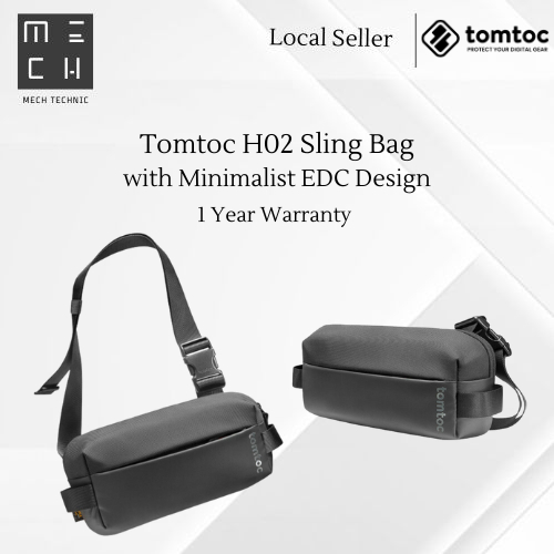 Tomtoc H02 Sling Bag with Minimalist EDC Design Crossbody Bag I 8-inch ...
