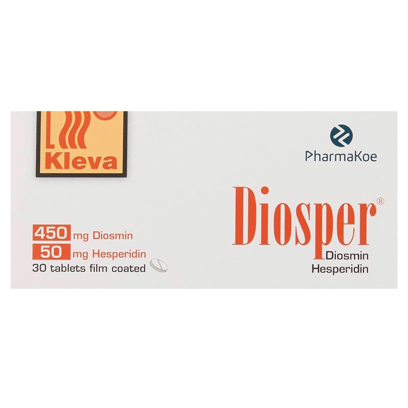 ICM Diosper 450mg/50mg , 30 Tablets for Treatment of Piles or ...
