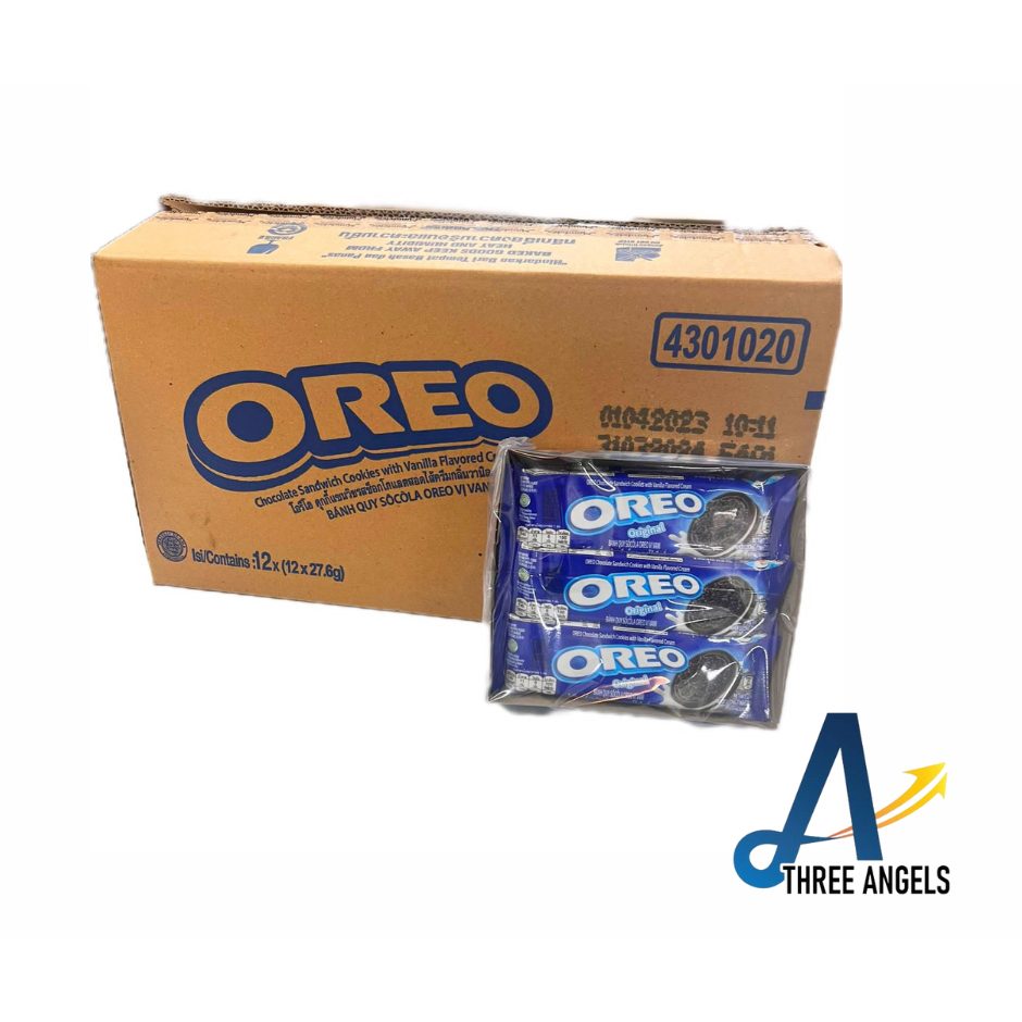 (Carton Deal) Oreo Chocolate Sandwich Cookies with Vanilla Flavour ...