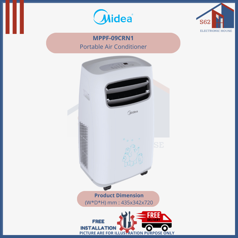 Midea MPPF-09CRN1 Portable Air Conditioner (9000BTU) | Shopee Singapore