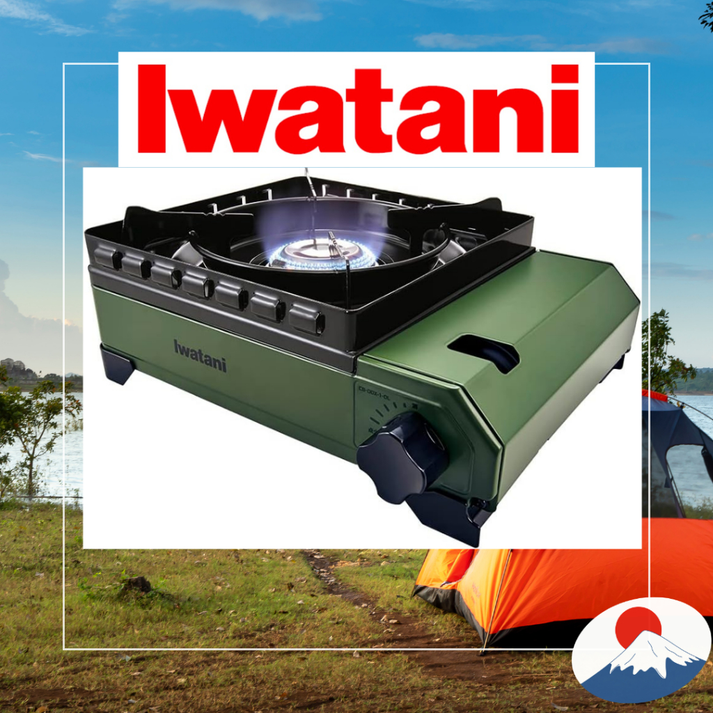 IWATANI CASSETTE FU “TOUGH MARU” BLACK / CB-ODX-1-OL / Outdoor Stove / Gas Stove / Cassette ...