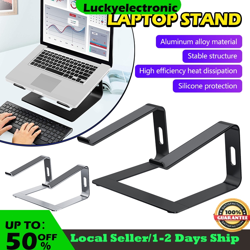 [SG] Laptop Stand Portable Aluminium Metal Adjustable Height Fits ALL ...