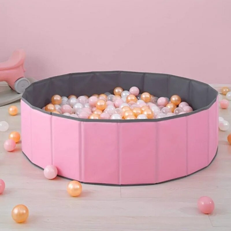 120cm Large Ball Pit Foldable Fabric Play Ball Pool with Storage Bag ...