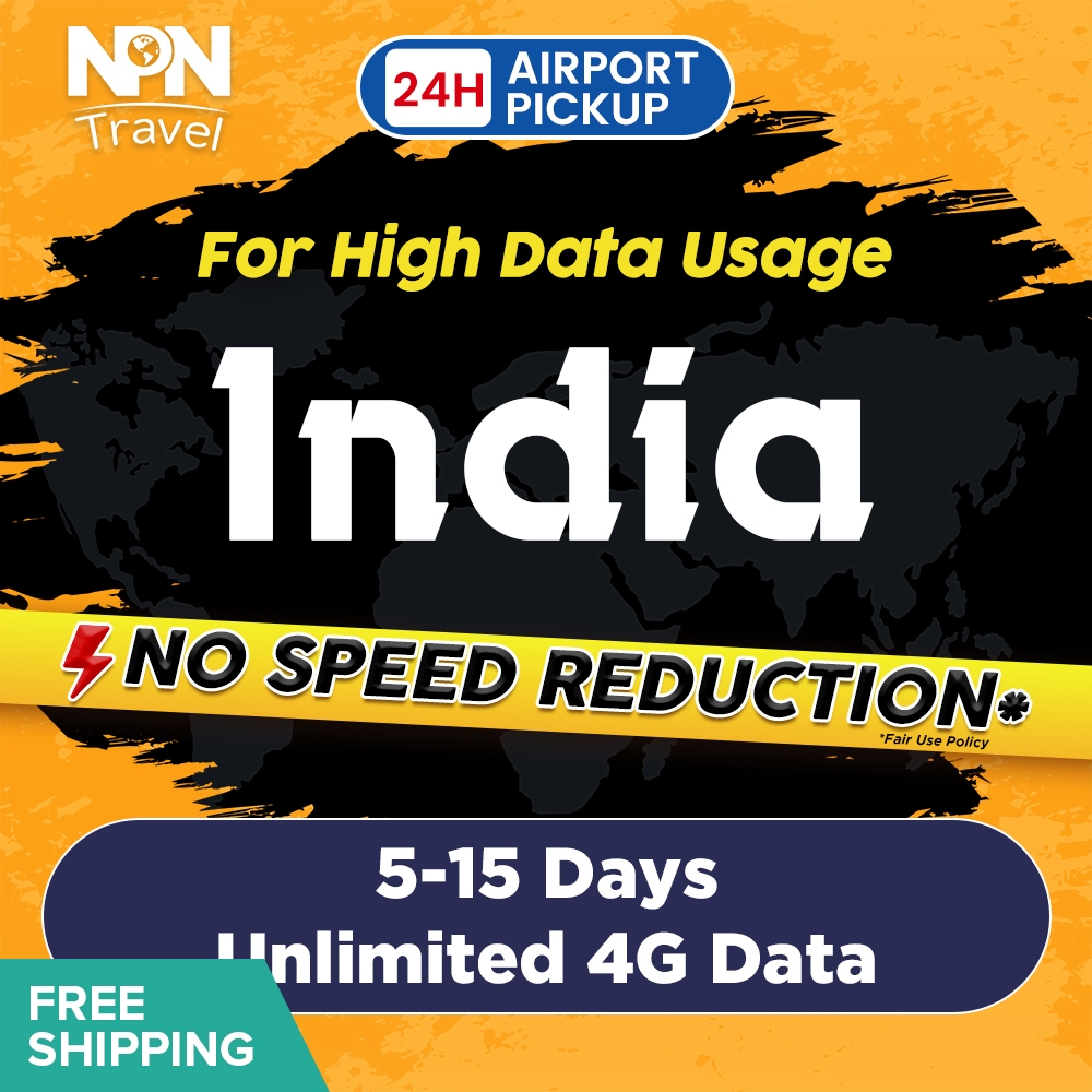 India SIM Card Ultra 5-15 Days Daily Unlimited Data | Instant 24h ...