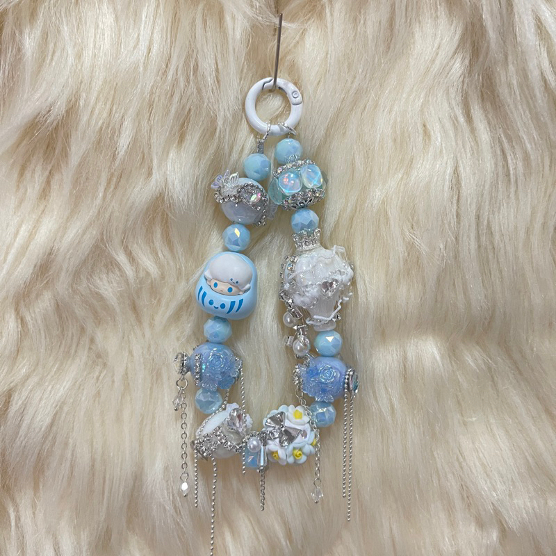 POP MART Daruma Dimoo Single Strap Bling Bling Phone Strap Bag Strap ...