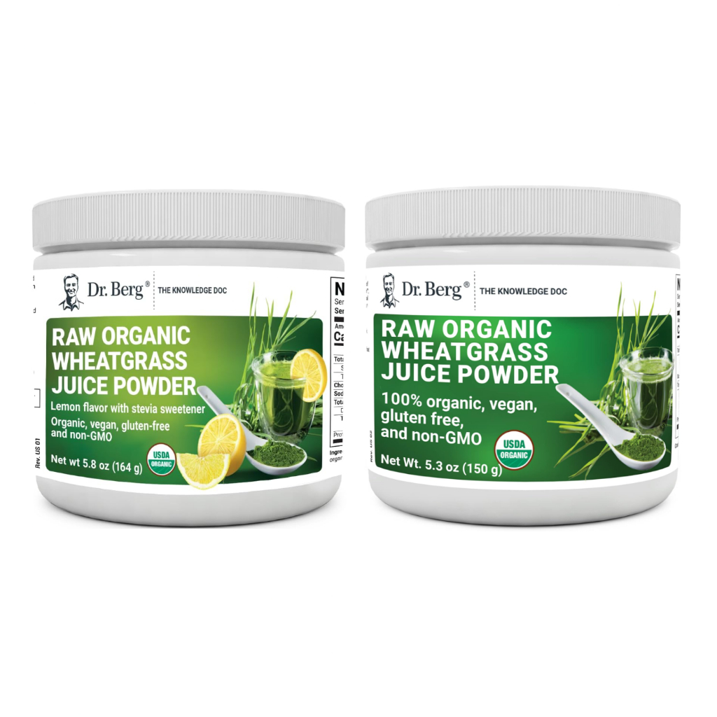 Dr. Berg's Organic Wheatgrass Superfood (Wheatgrass Powder 150g ...