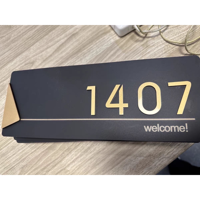 Customised Unit Sign door sign/unit number signage Customised Door Unit ...