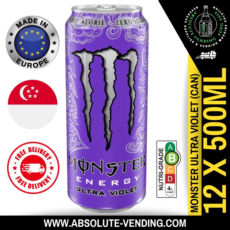 MONSTER ULTRA VIOLET EUROPE 500ML X 12 (CAN) | Shopee Singapore