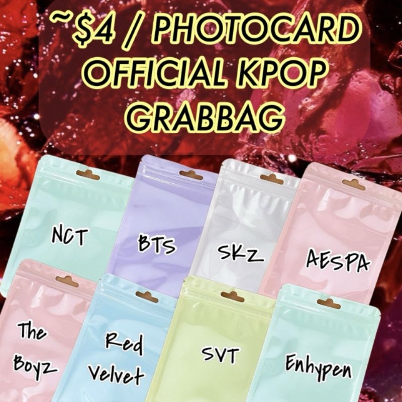 ~$4/PC OFFICIAL KPOP PHOTOCARD GRABBAG LUCKY DRAW TXT BTS EXO NCT ENHYPEN BOYNEXTDOOR THE BOYZ ...