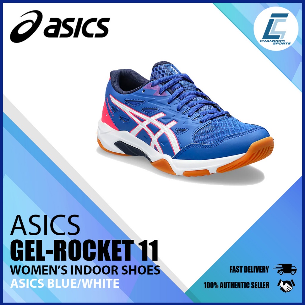 Asics Women's Gel Rocket 11 Indoor Shoes (1072A093-400) (GG1) | Shopee Singapore