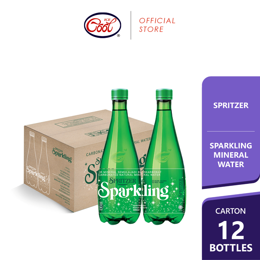 Spritzer Sparkling Mineral Water - 1L x 12 Bottles [CTN] | Shopee Singapore