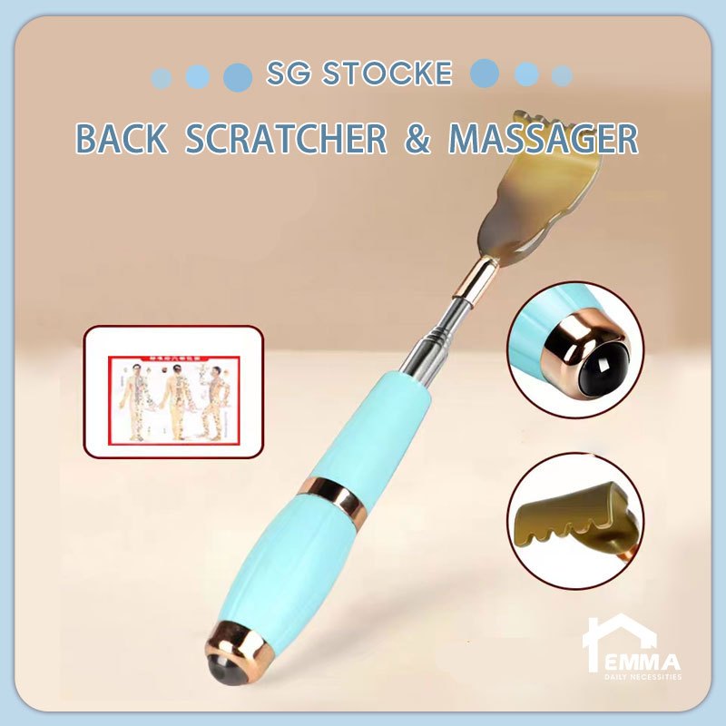 🔥SG Ready Stock🔥 Retractable Tickling Tool Back Scratcher & Massager ...