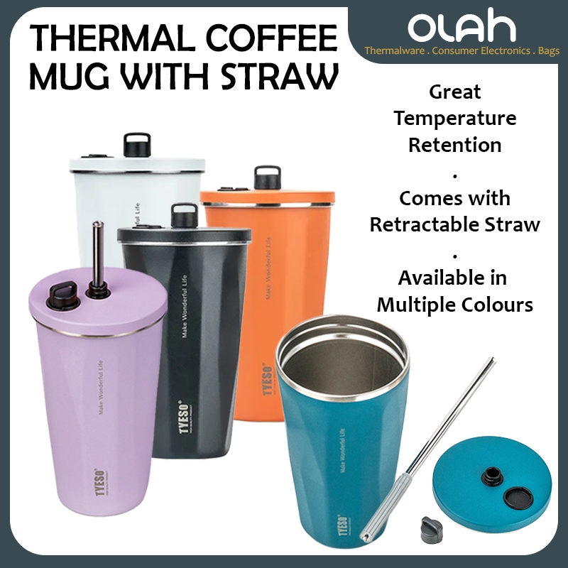 【Tyeso】 Thermal Vacuum Insulated Coffee Mug / Coffee Cup / Thermal ...