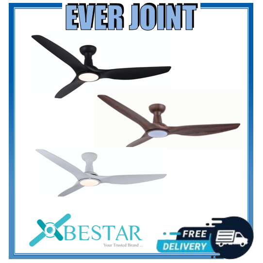 Bestar Sleek [ 48"Inch] || [ 60"Inch ] DC Ceiling Fan W 24W 3 Tone LED ...