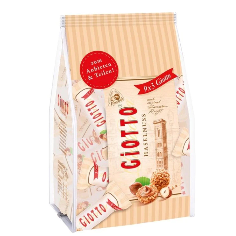 【Ready Stocks】Ferrero Giotto Chocolate Hazelnut Filled Balls (9 x 3 Giotto) 116g | Shopee Singapore