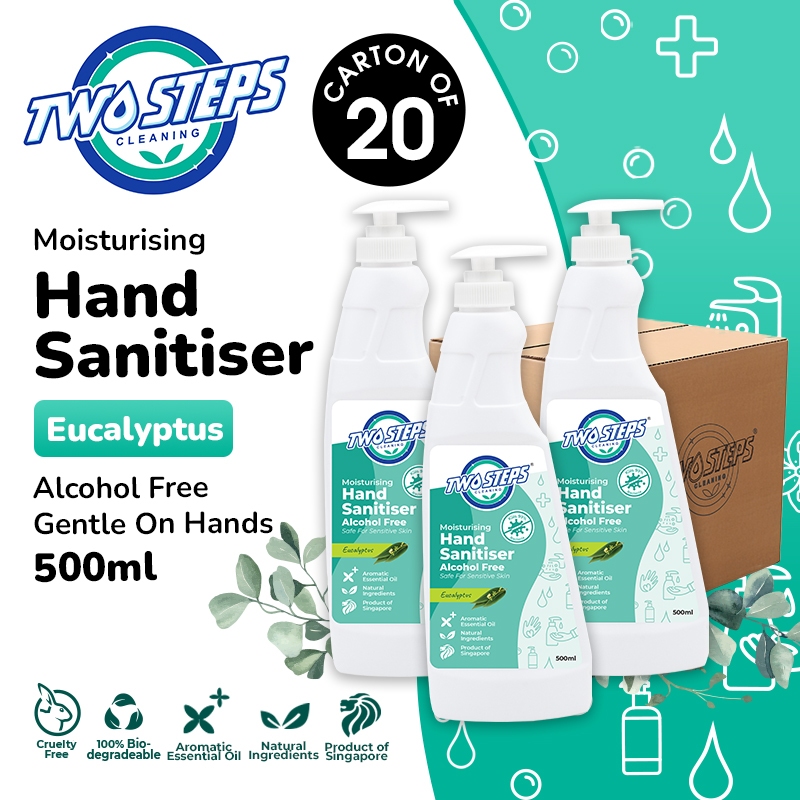 [Carton Of 20] Two Steps Cleaning Hand Sanitizer Alcohol Free 500ml ...