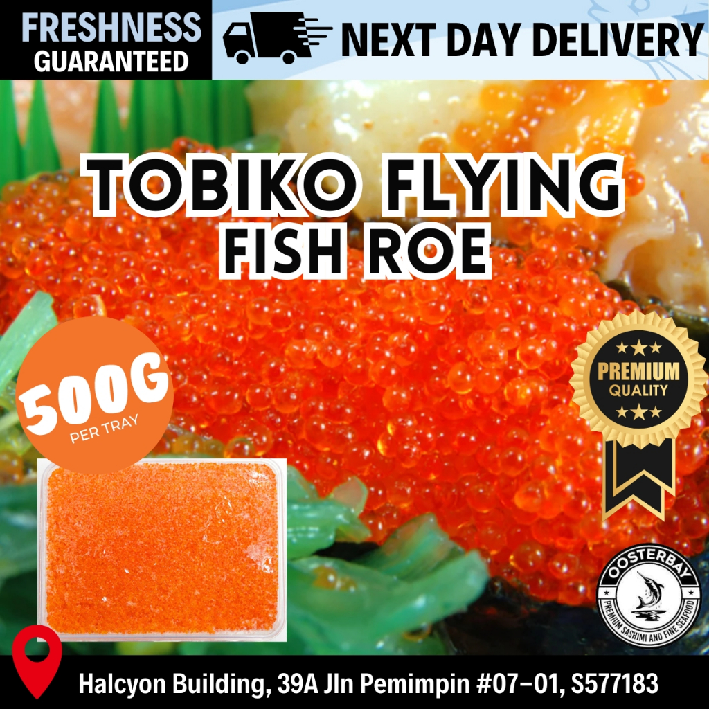 【OOSTERBAY】Tobiko Flying Fish Roe (500g) | Shopee Singapore