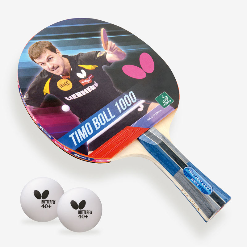 [Butterfly] Timo Boll Table Tennis Pre-Assembled Racket 1000/ 2000 ...