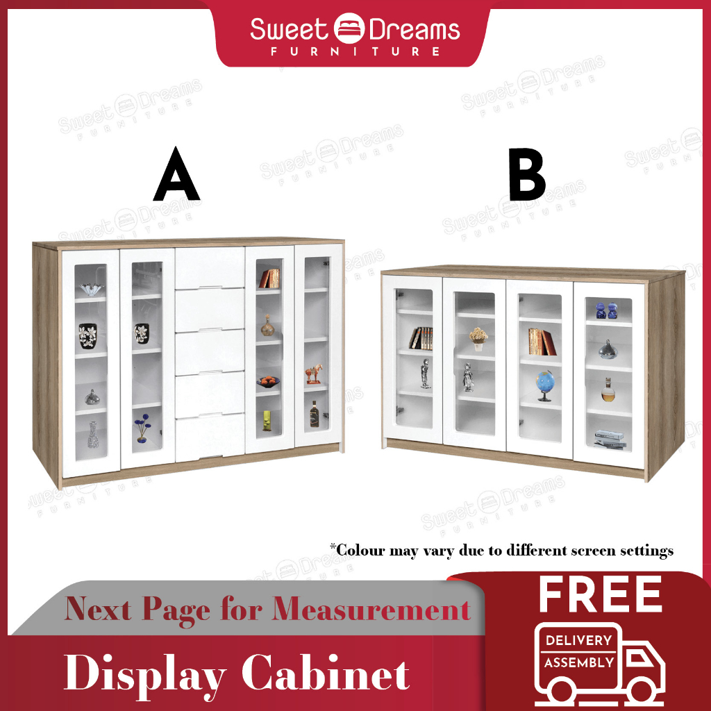 Display Cabinet Storage Multipurpose Shelf Drawer | Shopee Singapore