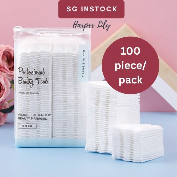 3-Ply Facial Cotton Pads (100 pieces/pack) SG Seller | Shopee Singapore