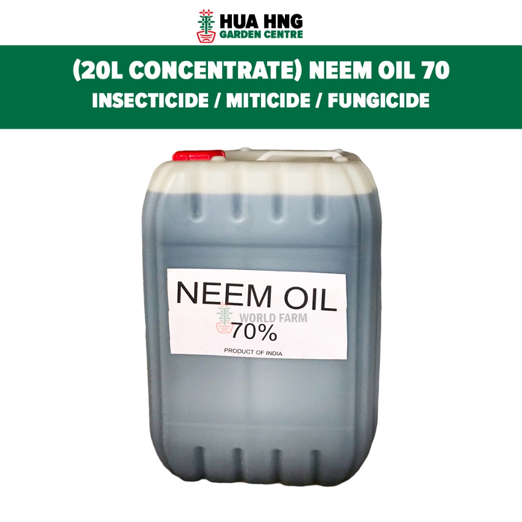 (20 Litre Concentrate) Neem Oil 70, Natural Broad Spectrum Insecticide ...