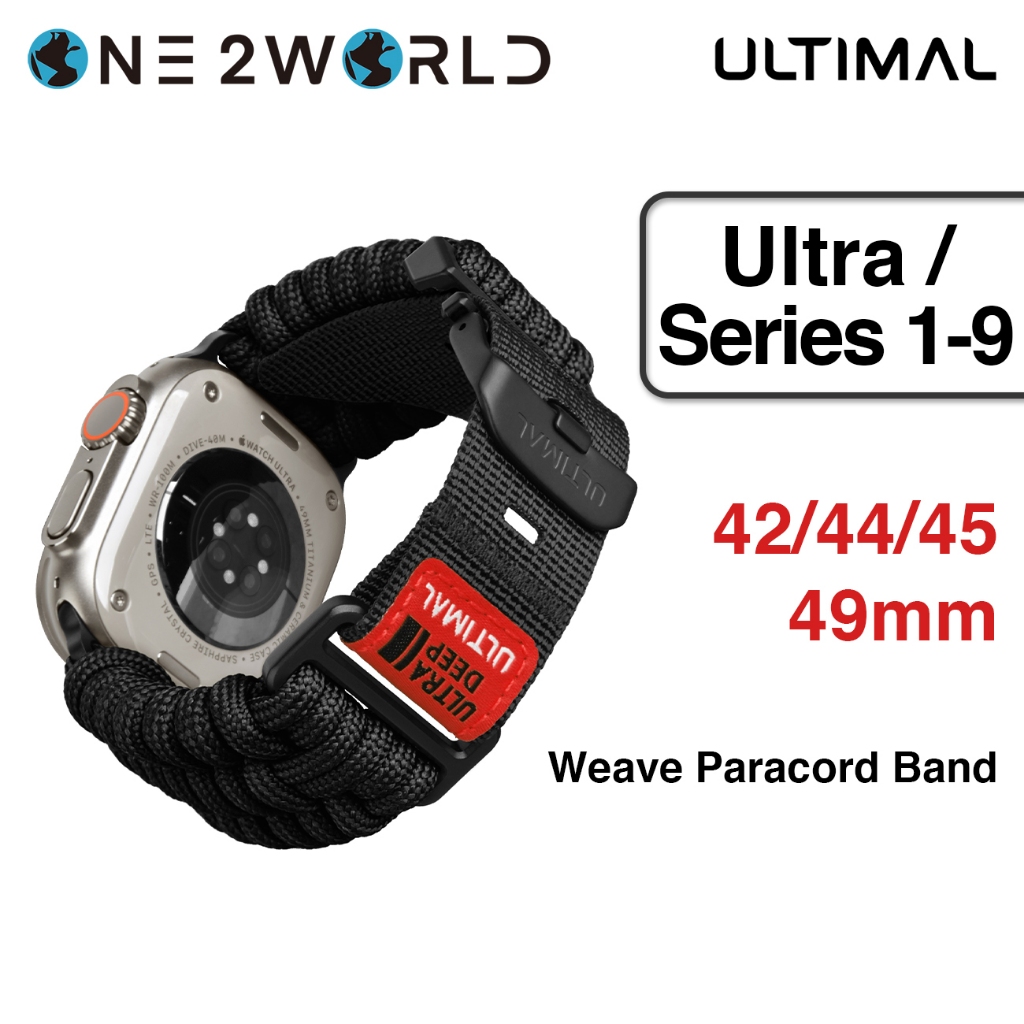 ULTIMAL Trilobite Weave Paracord Band Apl Watch Strap for Apl Watch ...