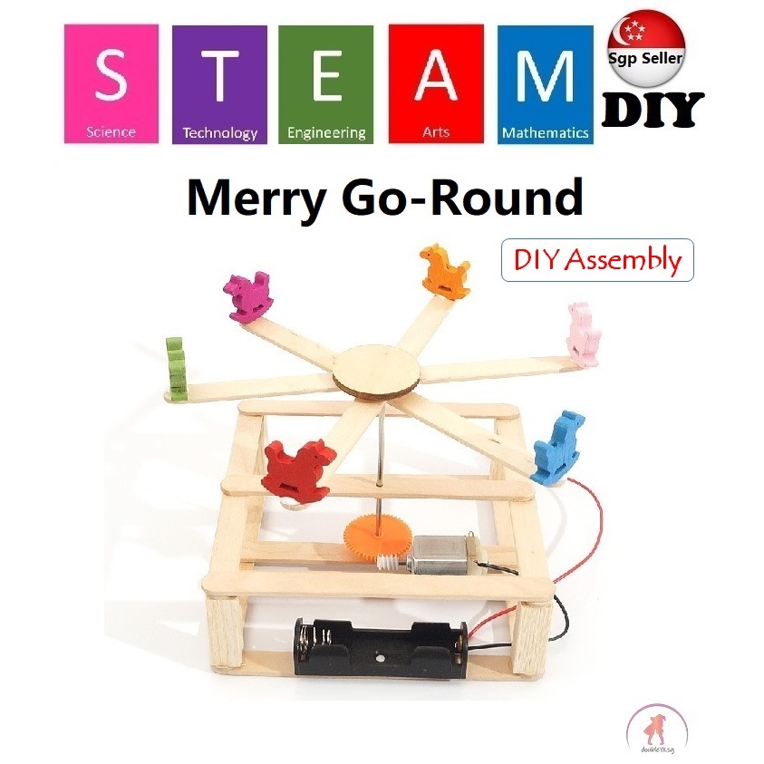 Merry Go-Round DIY STEM Toys - Kids Educational Science Toy - Toys for ...