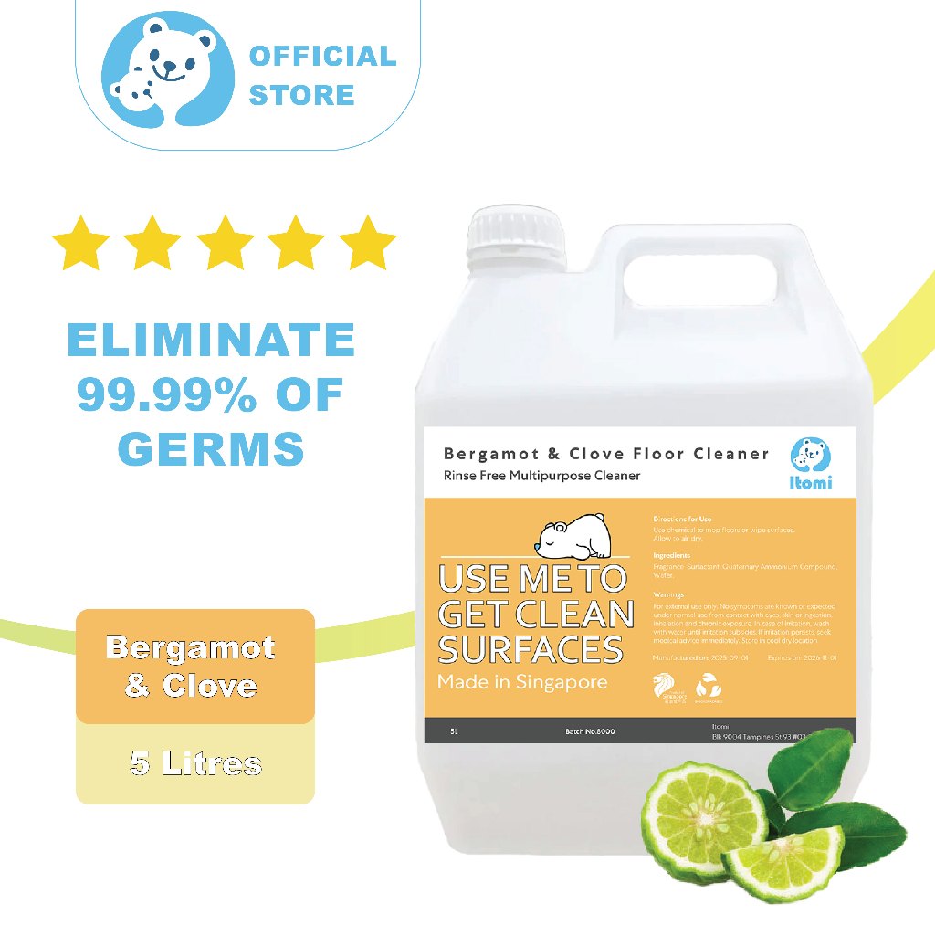 5L Bergamot & Clove Multipurpose Floor Cleaner Detergent | Deter ...