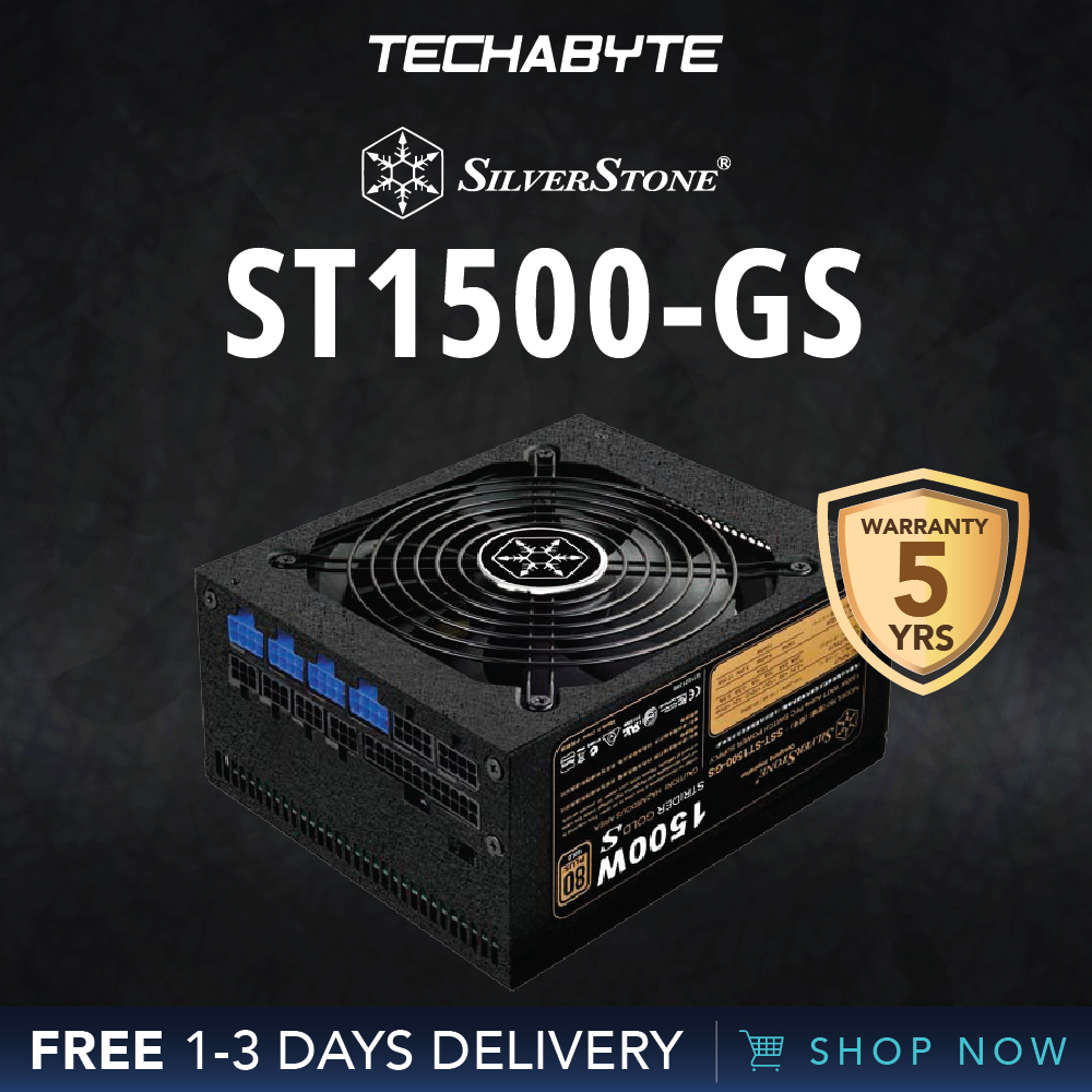SilverStone ST1500-GS | Strider Gold S Series | 1500W 80 Plus Platinum ...