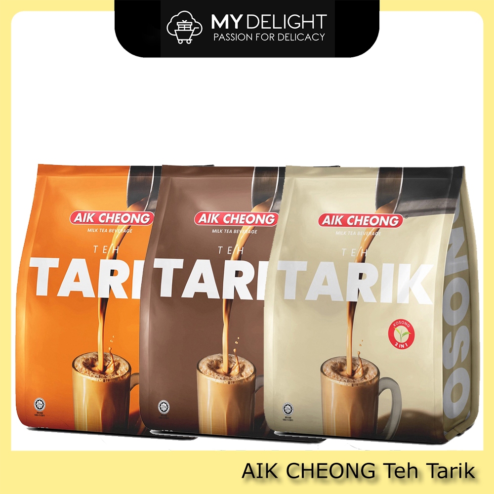 Melaka Aik Cheong Teh Tarik Milk Tea CHAM No Sugar Kosong 2 In 1 ...