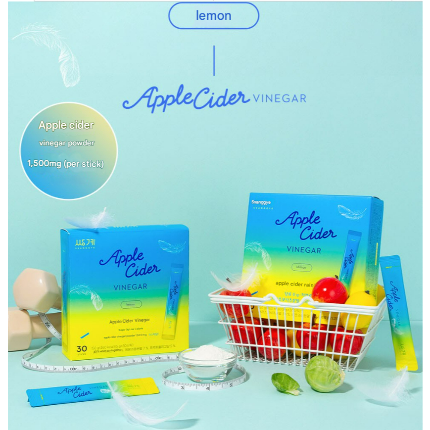 Ssanggyeomyeongcha Apple Cider Vinegar Lemon / Diet, Improved Digestion, Strengthened Immunity ...