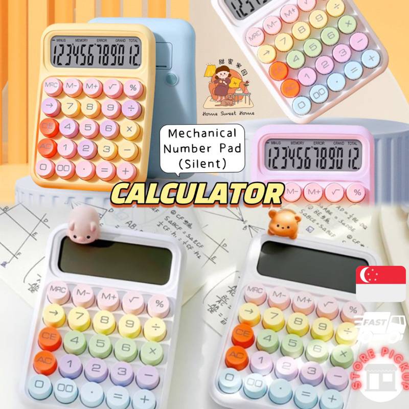 [SG] Calculator ️ Mechanical Calculator Basic Calculator Desktop ...