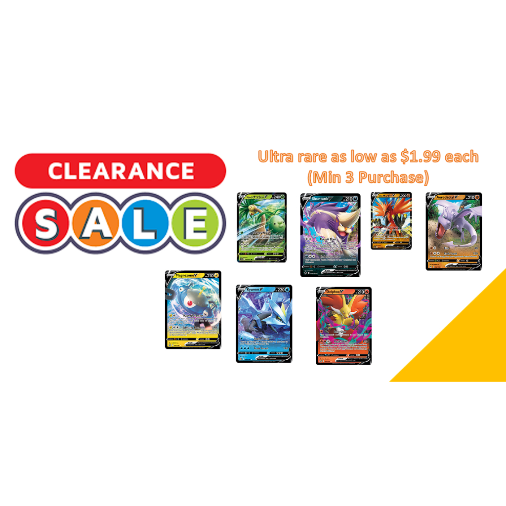 Pokemon TCG Cheap Clearance Sales Ultra Singles (English, Japanese ...