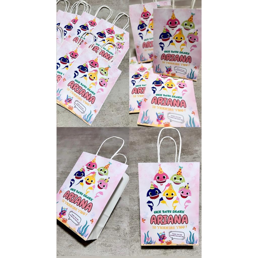 Personalized Goodie Bag A5 Paper Bag Birthday Bag | Shopee Singapore