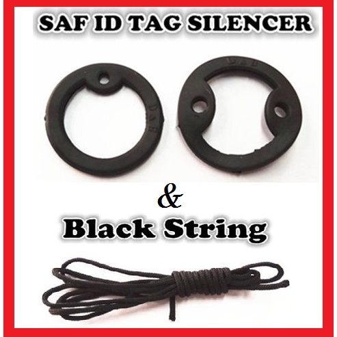 SAF ID TAG SILENCER ARMY TAG SINGAPORE ARMED FORCE TAG RUBBER. and ...