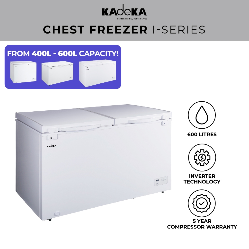 KADEKA I-Series 400L/550L/600L (One Door/Two Door) Chest Freezer ...
