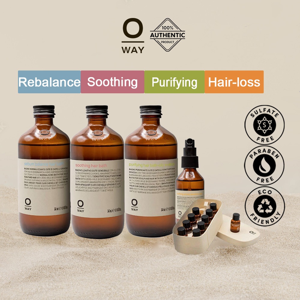 OWAY rebalancing/soothing/purifying/hair-loss [With/Without Dispenser ...