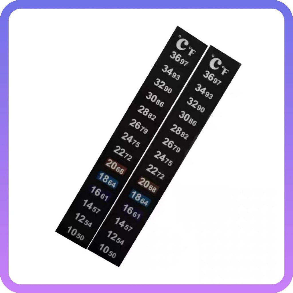 (SG Ready Stock) Stick-On Thermometer for Aquarium Fish Tank | Sticker ...