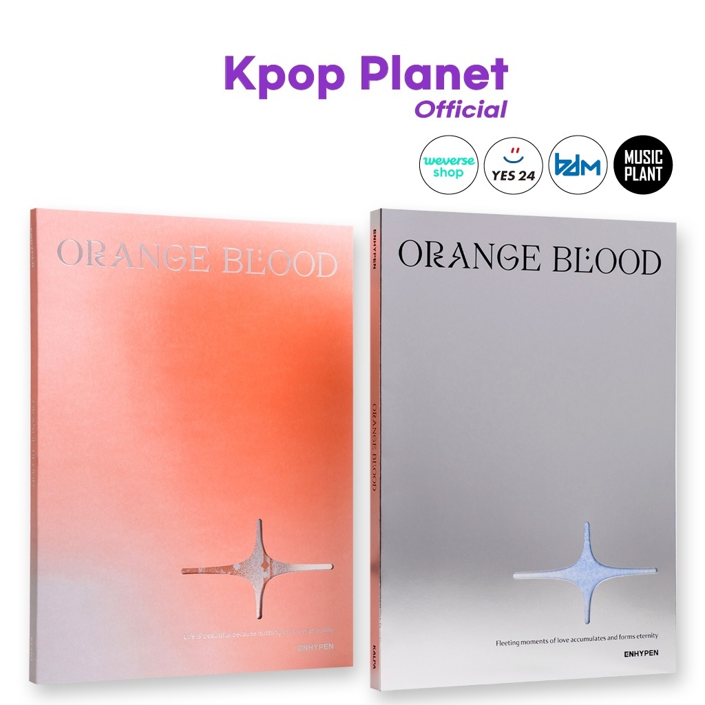 ENHYPEN - 5th Mini Album [ ORANGE BLOOD ] | Shopee Singapore