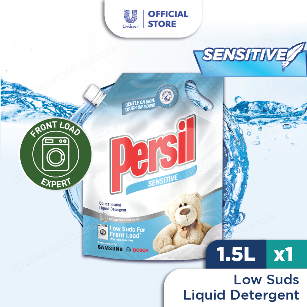Persil Sensitive Low Suds Sensitive Liquid Detergent [Refill 1.5L ...