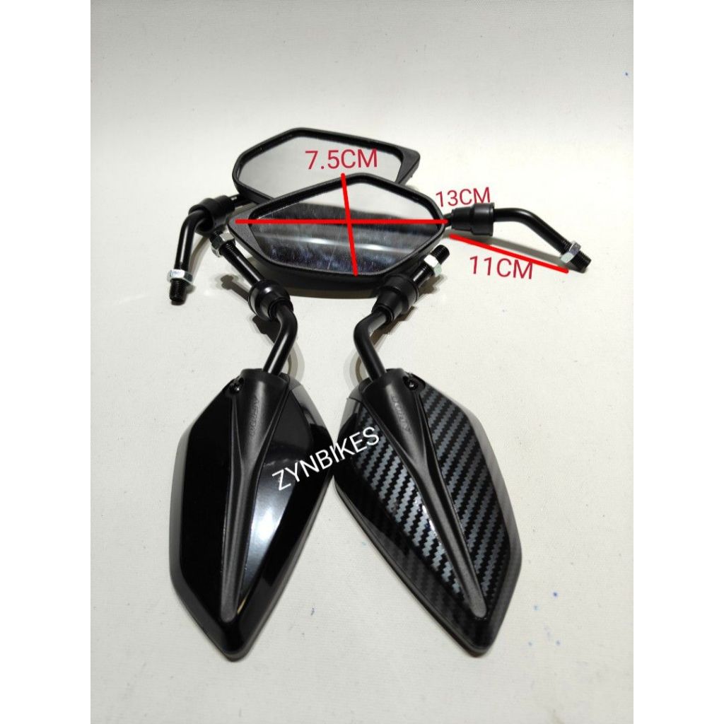 MINI SIDE MIRROR YAMAHA SNIPER 150 AEROX 155 SPARK 135 X1R RXZ Y125Z ...