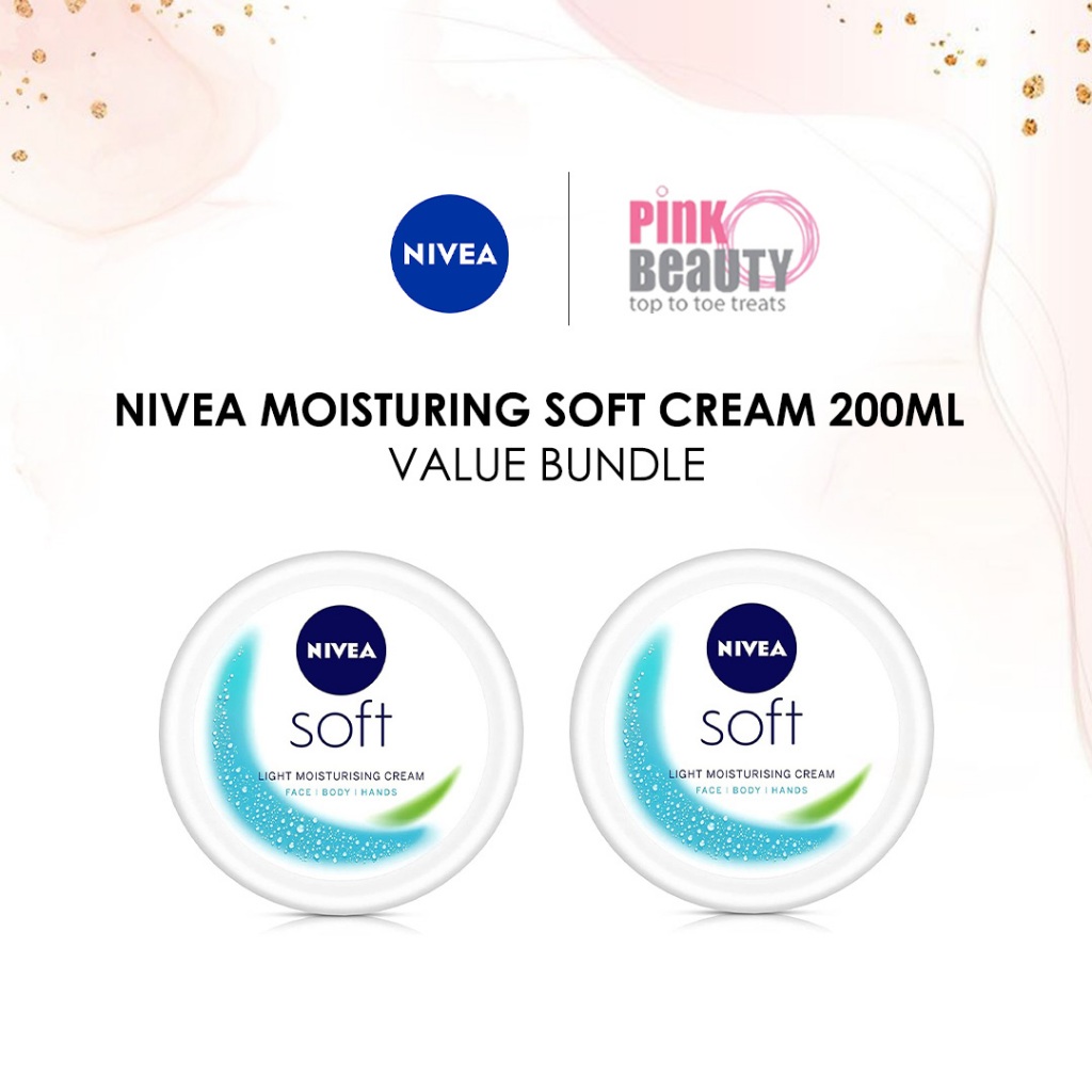 Nivea [Value Bundle] Soft Moisturizing Cream, 200ml | Shopee Singapore