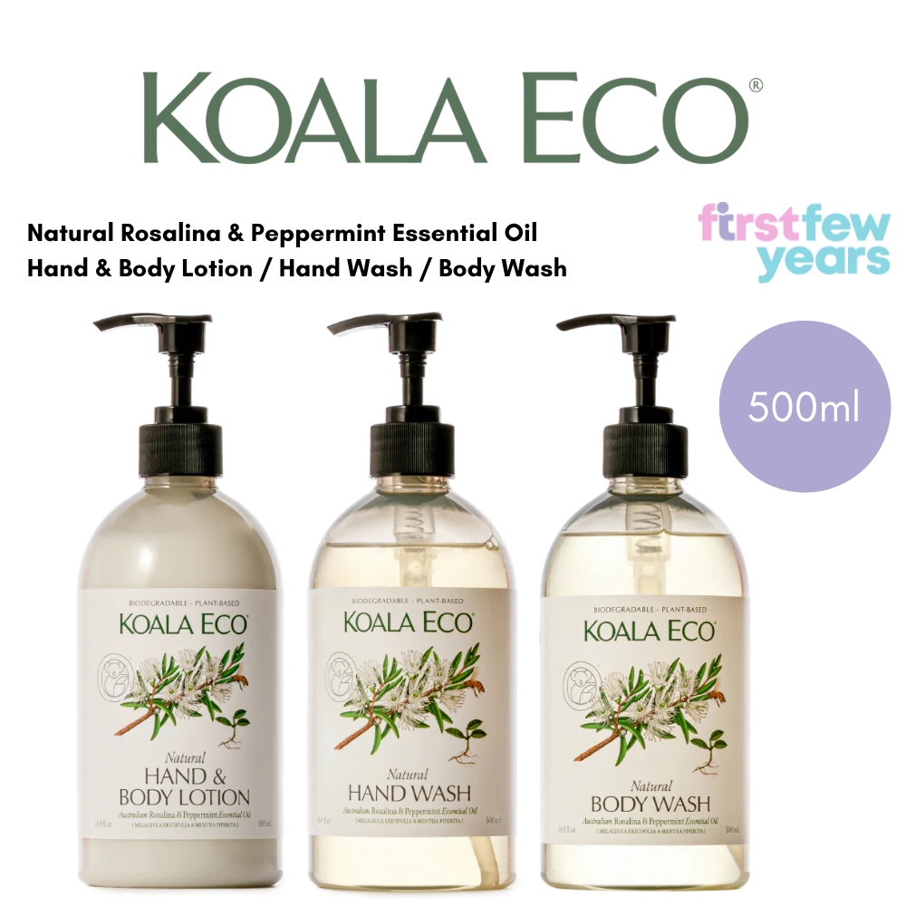 Koala Eco Natural Rosalina & Peppermint Essential Oil Hand & Body ...