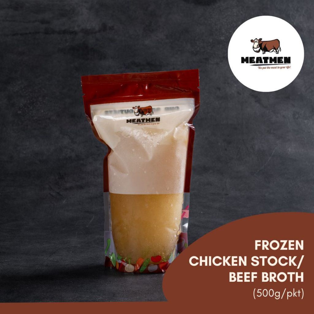 [FROZEN] CHICKEN STOCK / BEEF BROTH (500ml) | Shopee Singapore