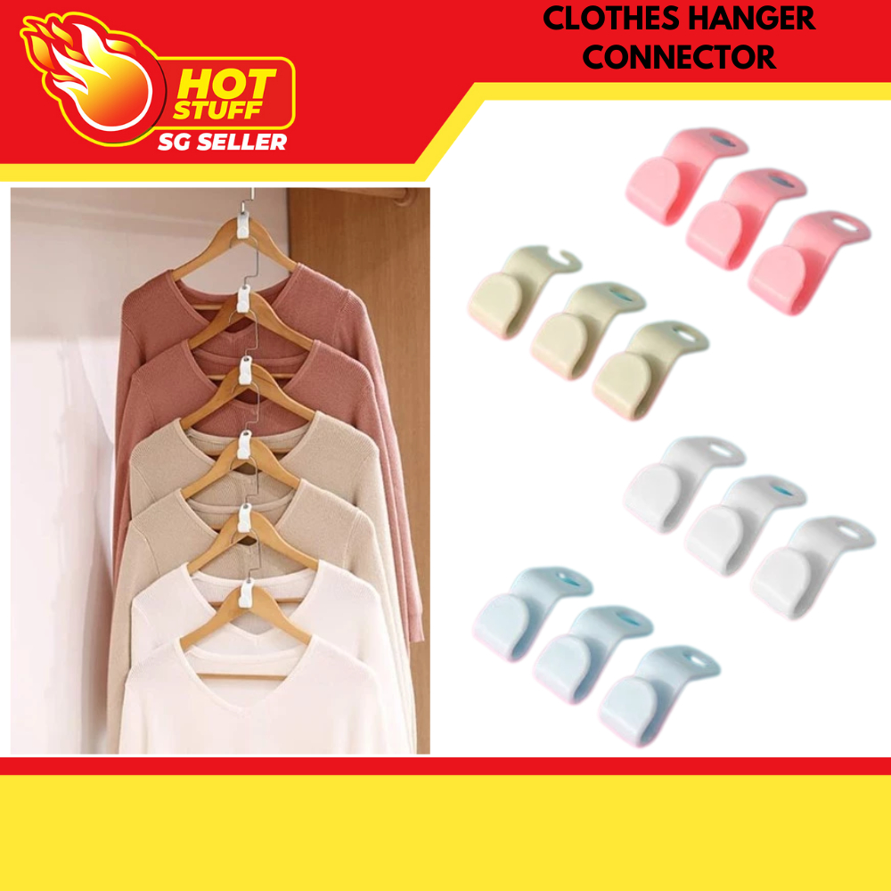 Clothes Hanger Connector Hooks Hangers for Heavy Duty Space Saving ...