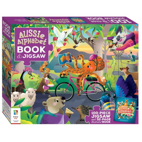 Aussie Alphabet Book and Jigsaw (Hinkler) | Shopee Singapore