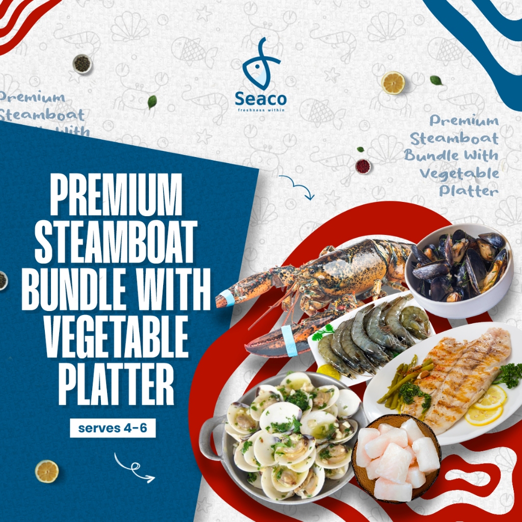 [SEACO] Premium Steamboat Bundle With Vegetable Platter | Shopee Singapore